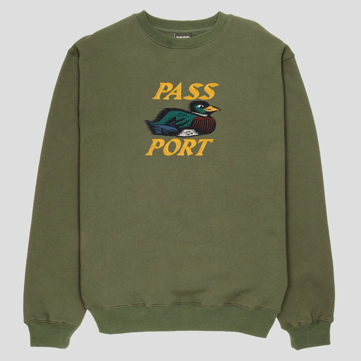 Pass~Port Fast Duck Sweater Olive – byandbyseattle